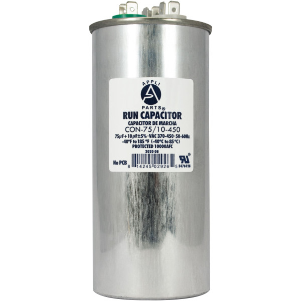 appli-parts-dual-run-capacitor-for-ac-7510-mfd-uf-microfarads-370vac-or ...