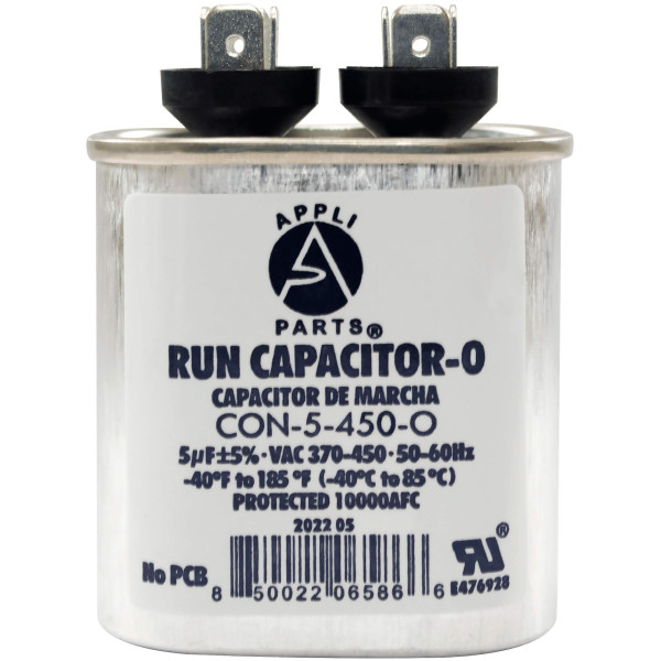 appli-parts-run-capacitor-for-ac-5-mfd-uf-microfarads-370-vac-or-450 ...