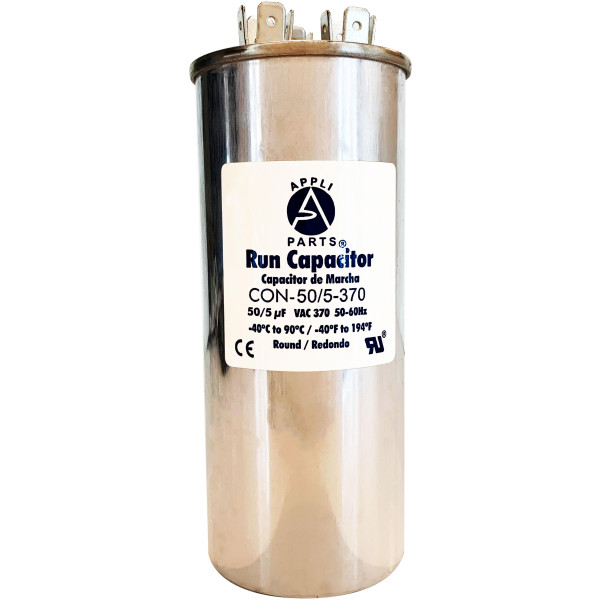 appli-parts-dual-run-capacitor-for-ac-505-mfd-uf-microfarads-370vac ...